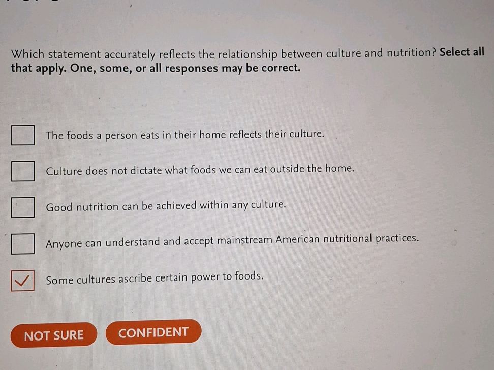 Which statement accurately reflects the | StudyX