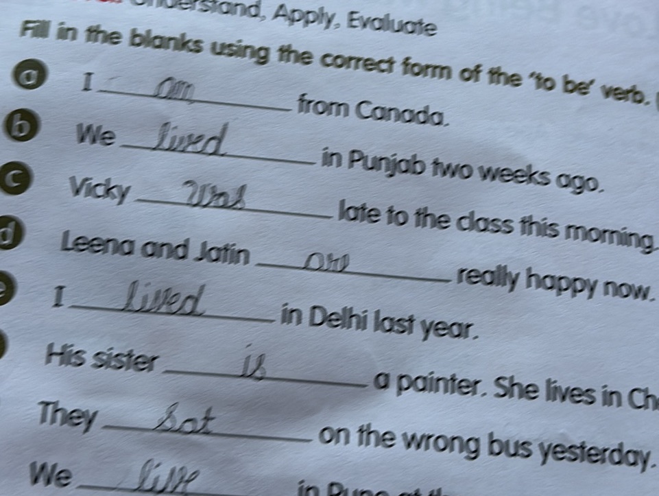 Fill in the blanks using the correct form of | StudyX