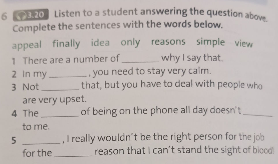 Complete the sentences with the words below. | StudyX