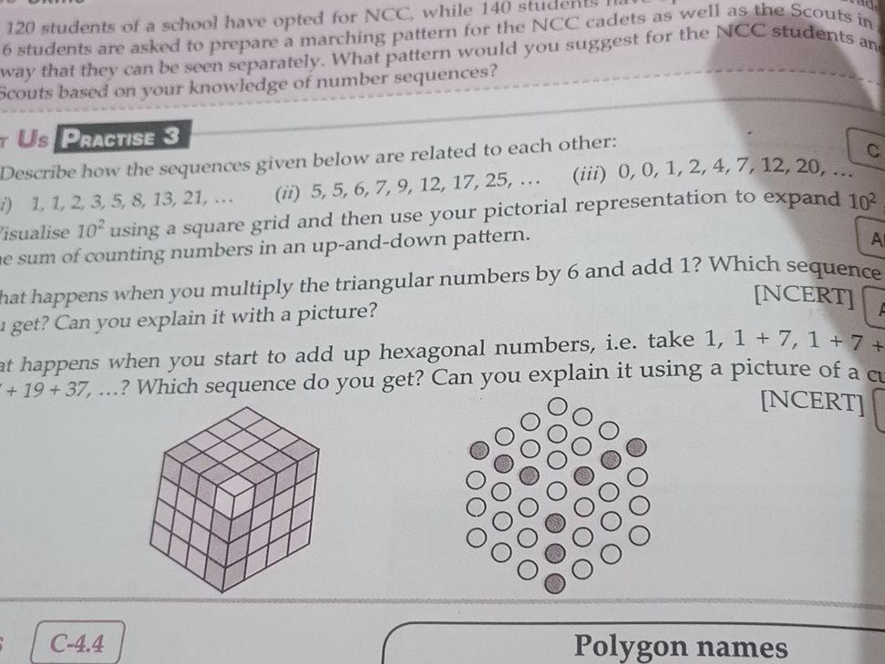 Describe how the sequences given below are | StudyX