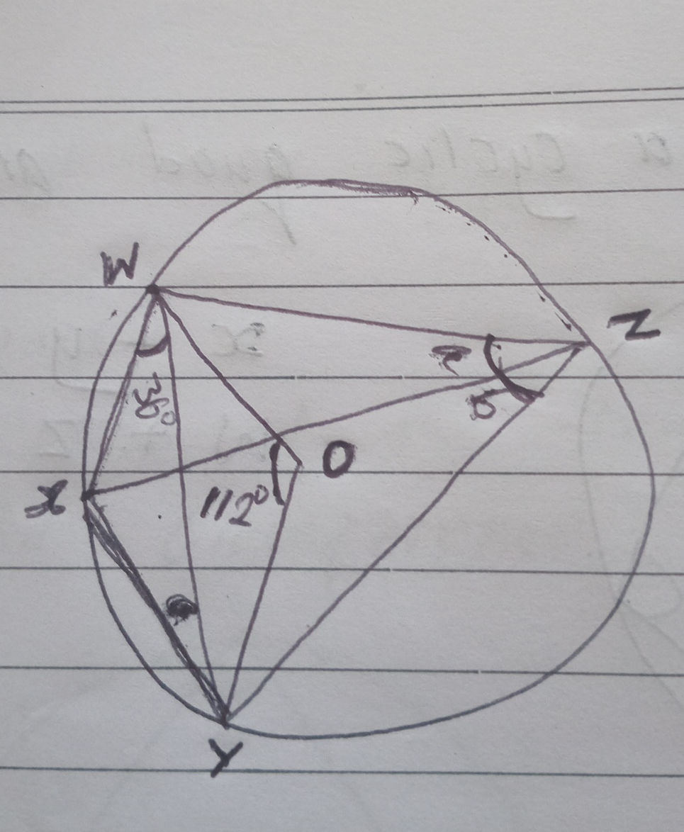 The image shows a circle with inscribed | StudyX