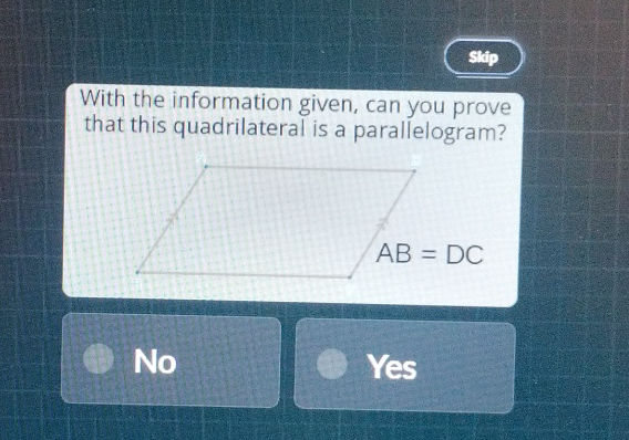 With the information given, can you prove | StudyX