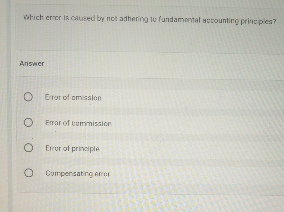 Which error is caused by not adhering to | StudyX