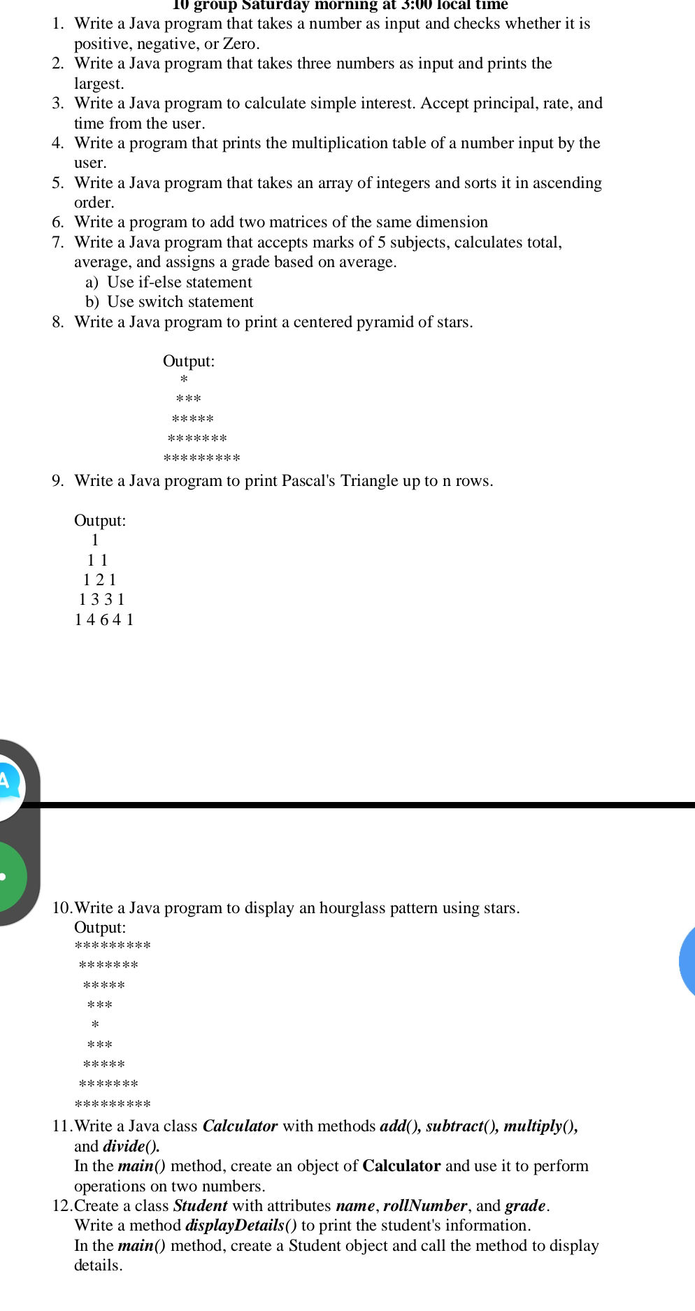 1. Write a Java program that takes a number | StudyX
