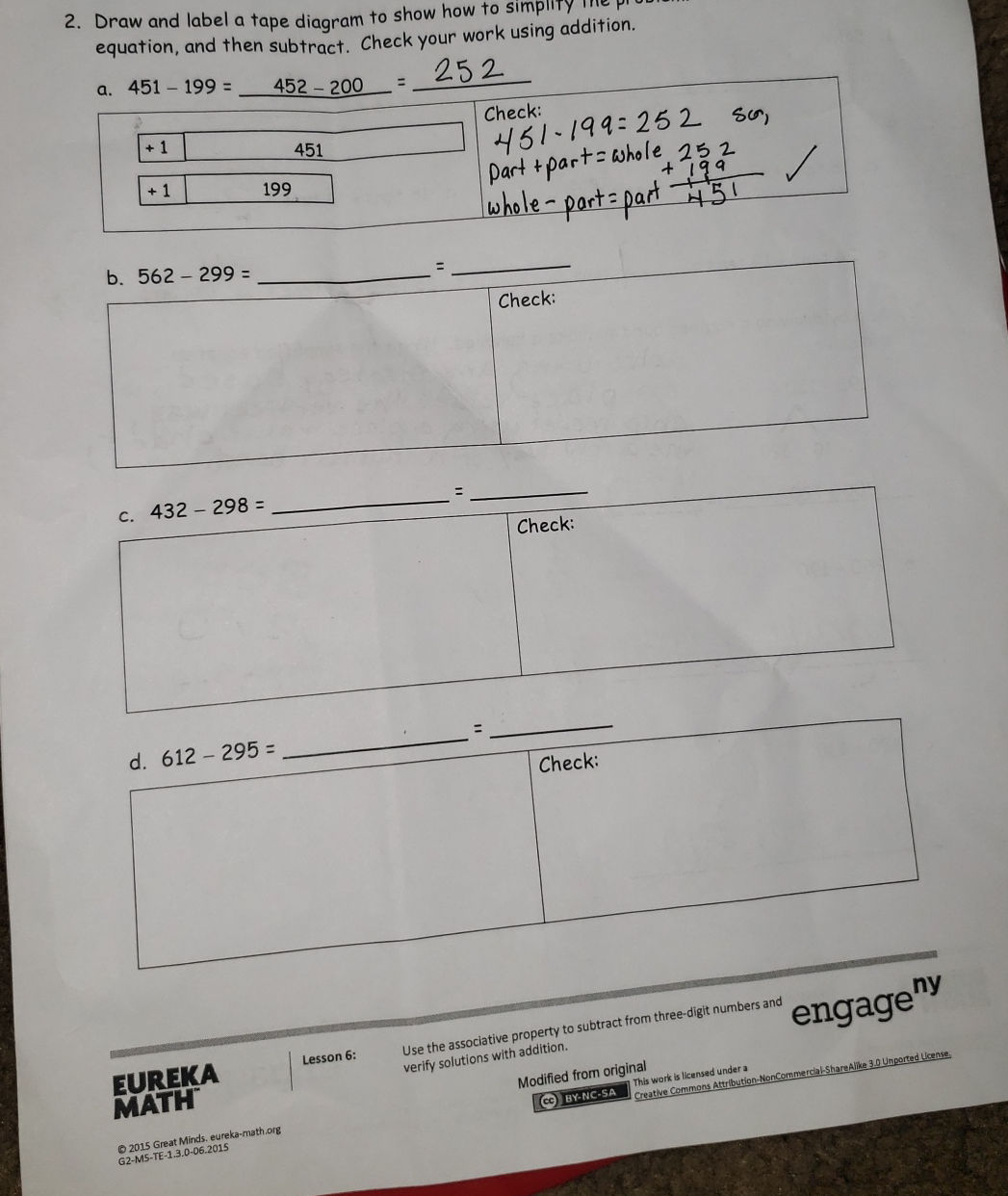 2. Draw and label a tape diagram to show how | StudyX