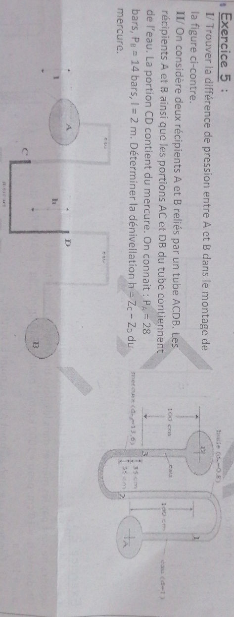 Exercice 5: I/ Trouver la différence de | StudyX