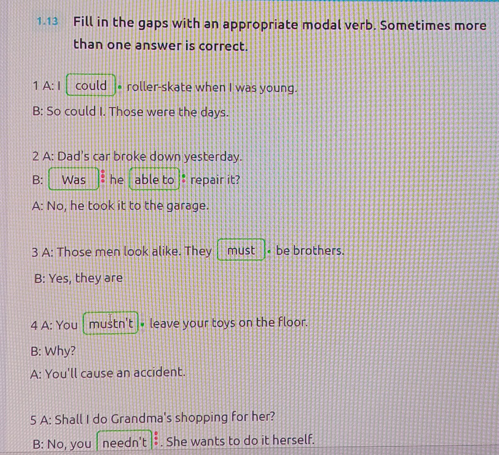 Fill in the gaps with an appropriate modal | StudyX