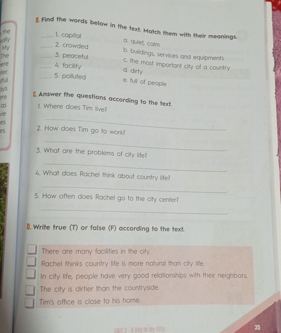 B. Find the words below in the text. Match | StudyX