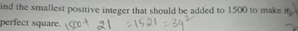 Find the smallest positive integer that | StudyX