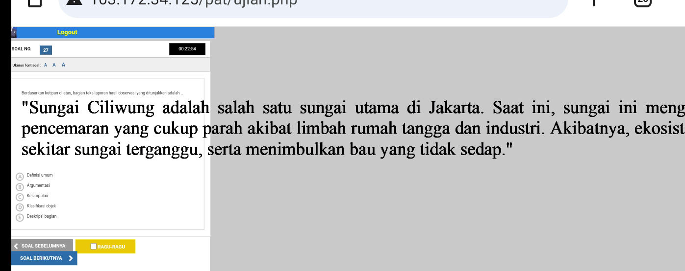 Berdasarkan kutipan di atas, bagian teks | StudyX