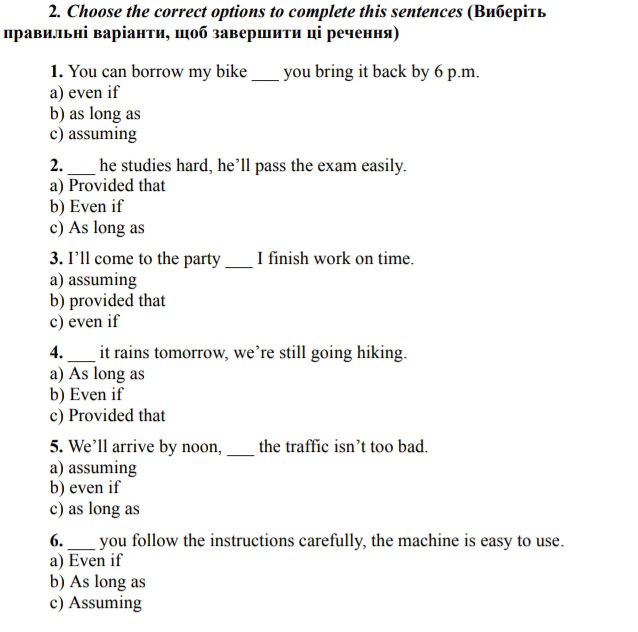 2. Choose the correct options to complete | StudyX