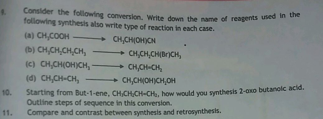9. Consider the following conversion. Write | StudyX