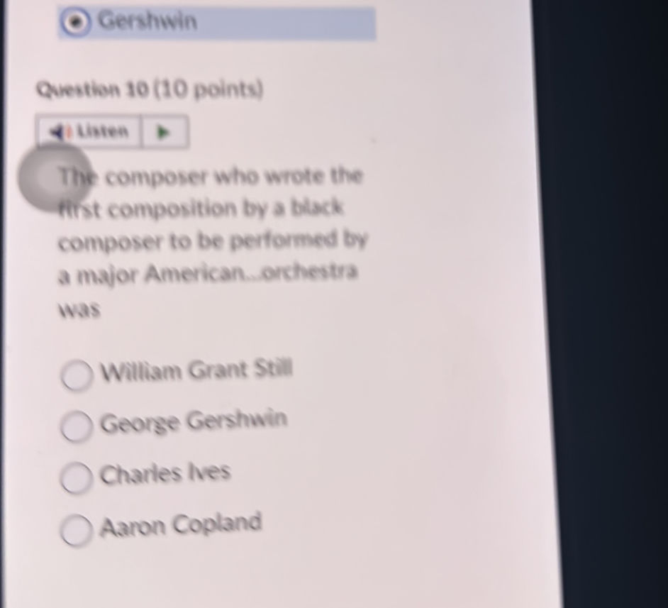 The composer who wrote the first composition | StudyX