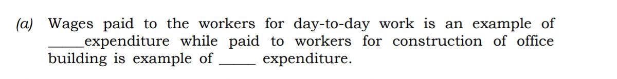 (a) Wages paid to the workers for day-to-day | StudyX