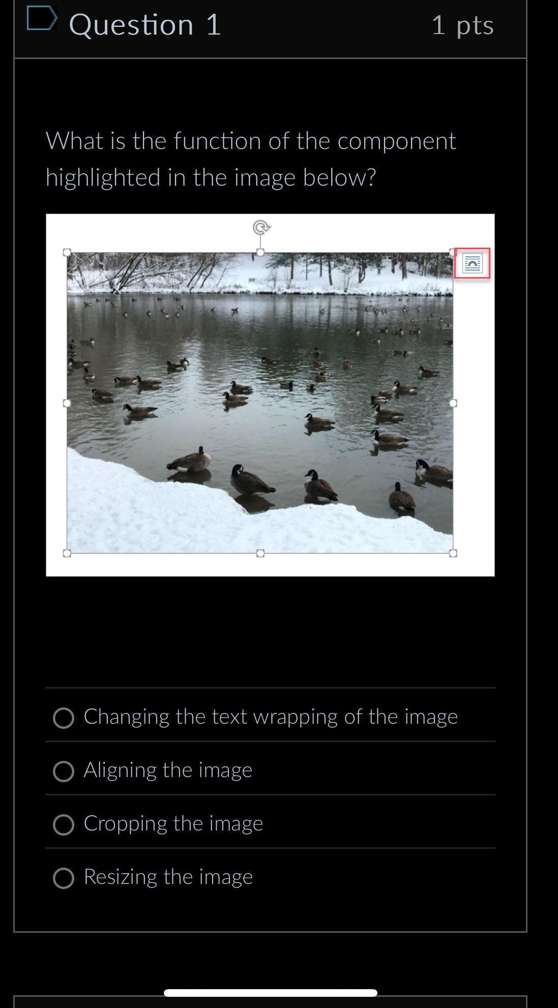 What is the function of the component | StudyX