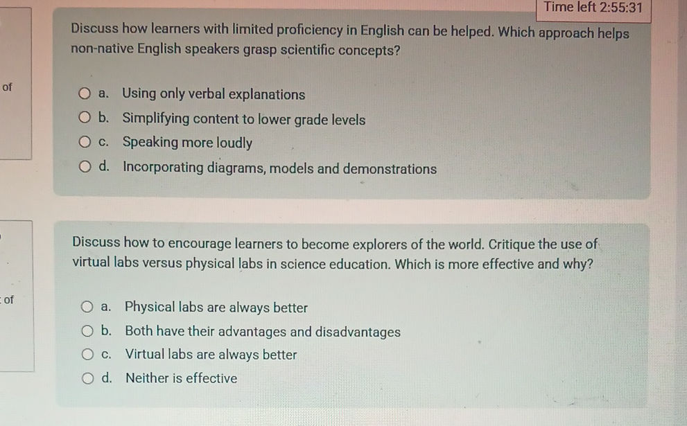 Discuss how learners with limited | StudyX