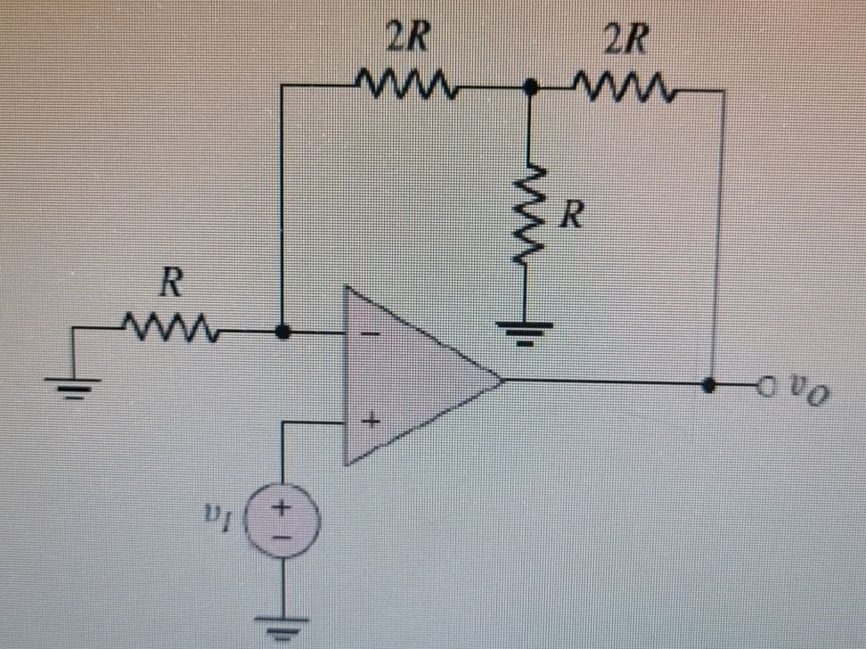 The image shows an op-amp circuit. The | StudyX