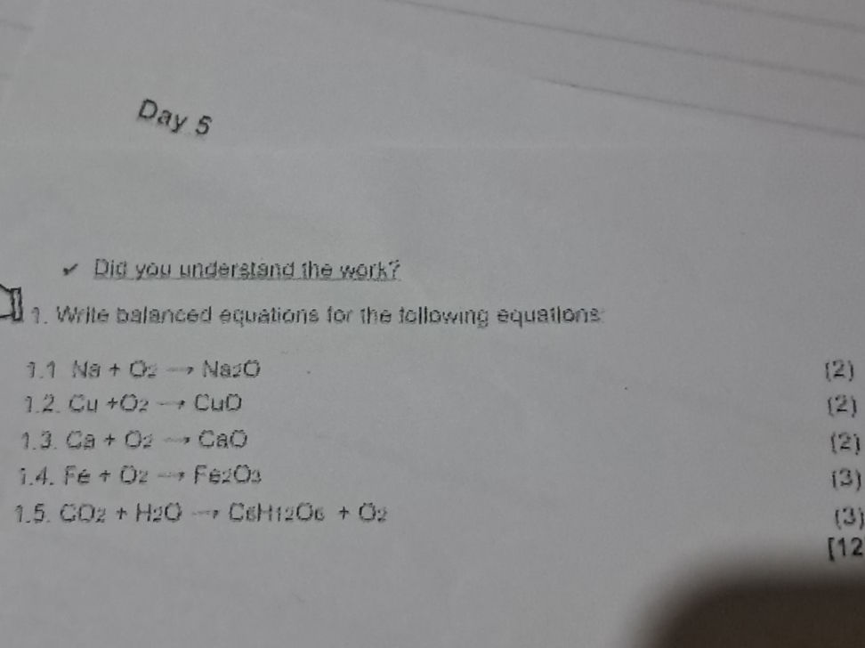 1. Write balanced equations for the | StudyX