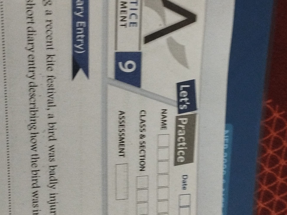 Let's Practice NAME CLASS SECTION | StudyX