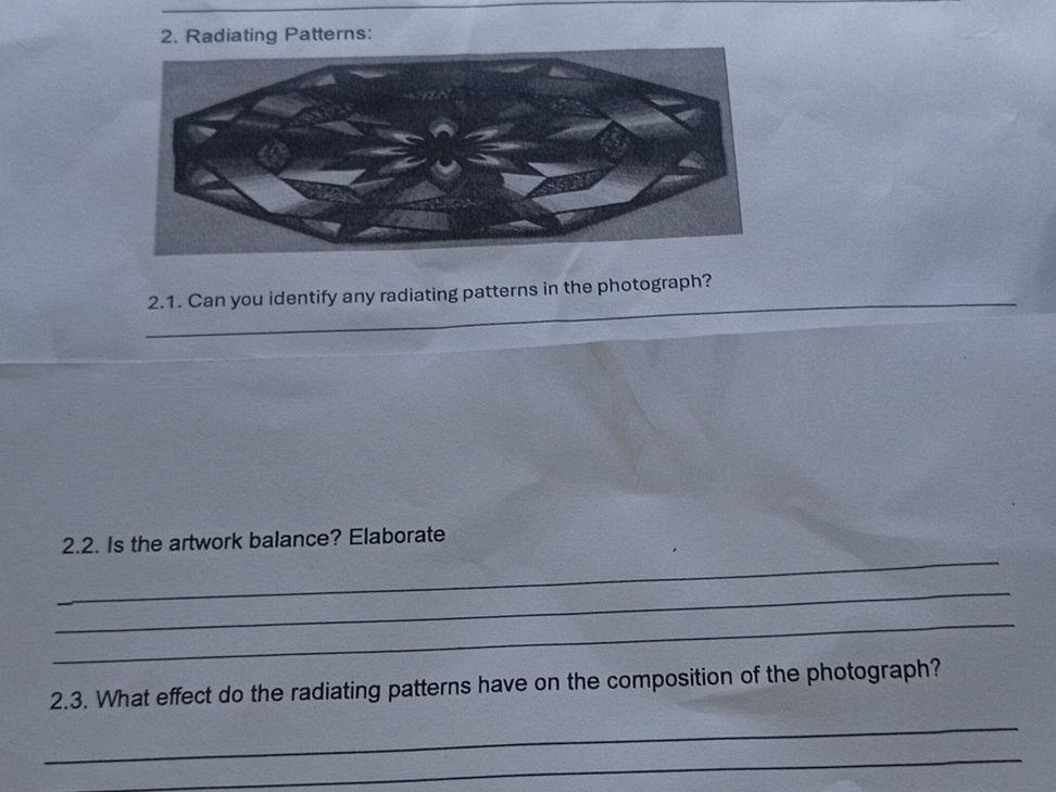 2. Radiating Patterns: 2.1. Can you | StudyX