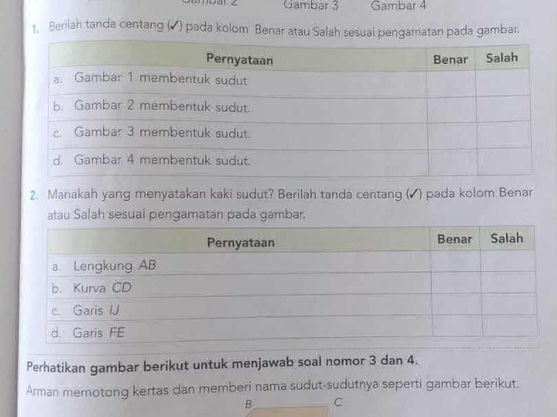 1. Berilah tanda centang ( ) pada kolom | StudyX