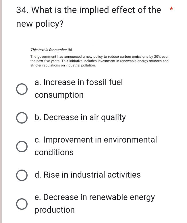 34. What is the implied effect of the new | StudyX
