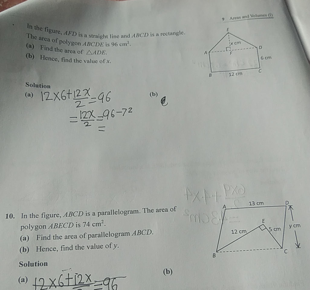 In the figure, AFD is a straight line and | StudyX