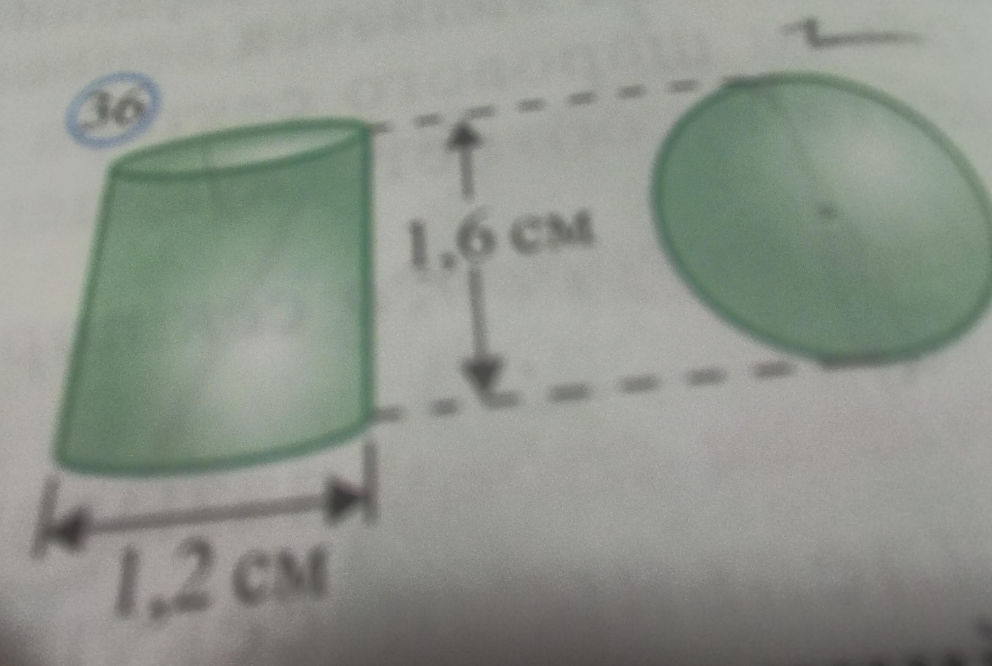The image shows a 3D shape with dimensions | StudyX