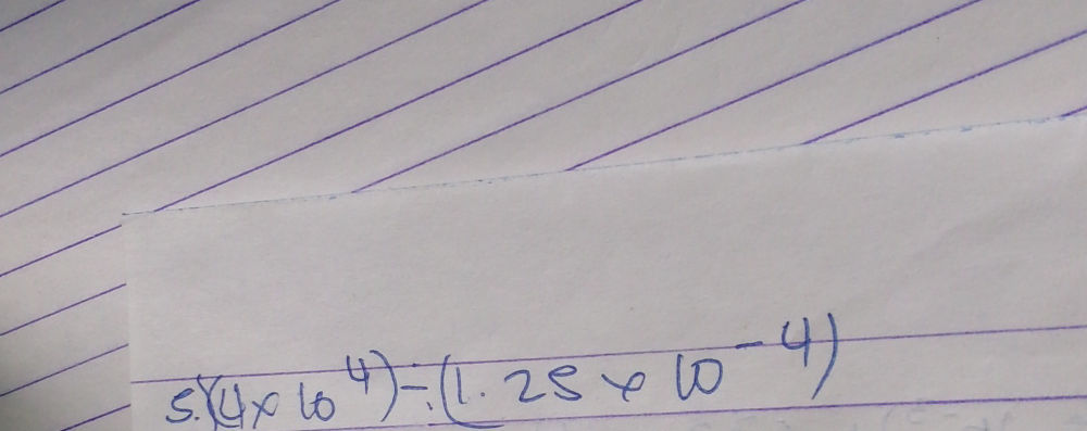 Scientific Notation Calculation | StudyX
