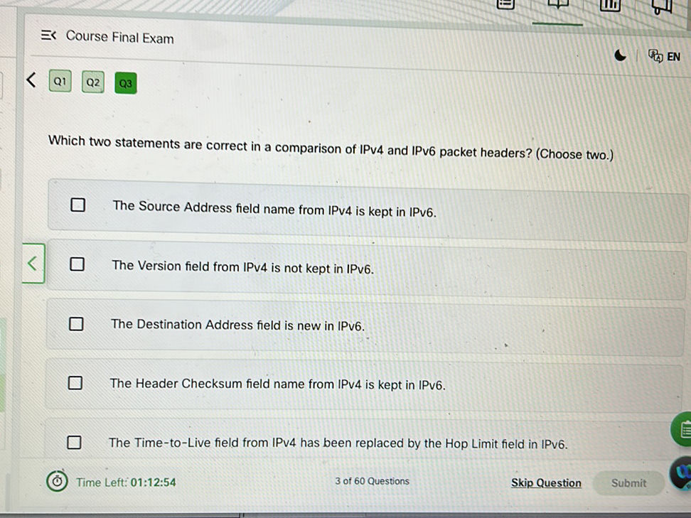 Which two statements are correct in a | StudyX