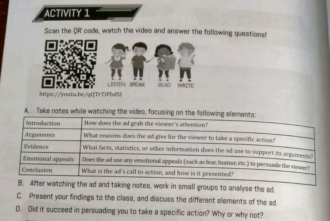 Scan the QR code, watch the video and answer | StudyX