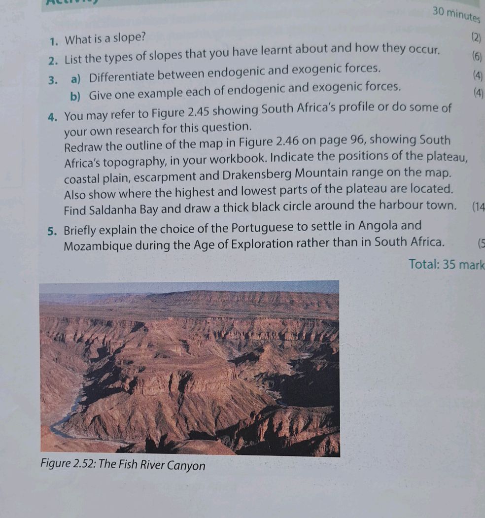 1. What is a slope? 2. List the types of | StudyX