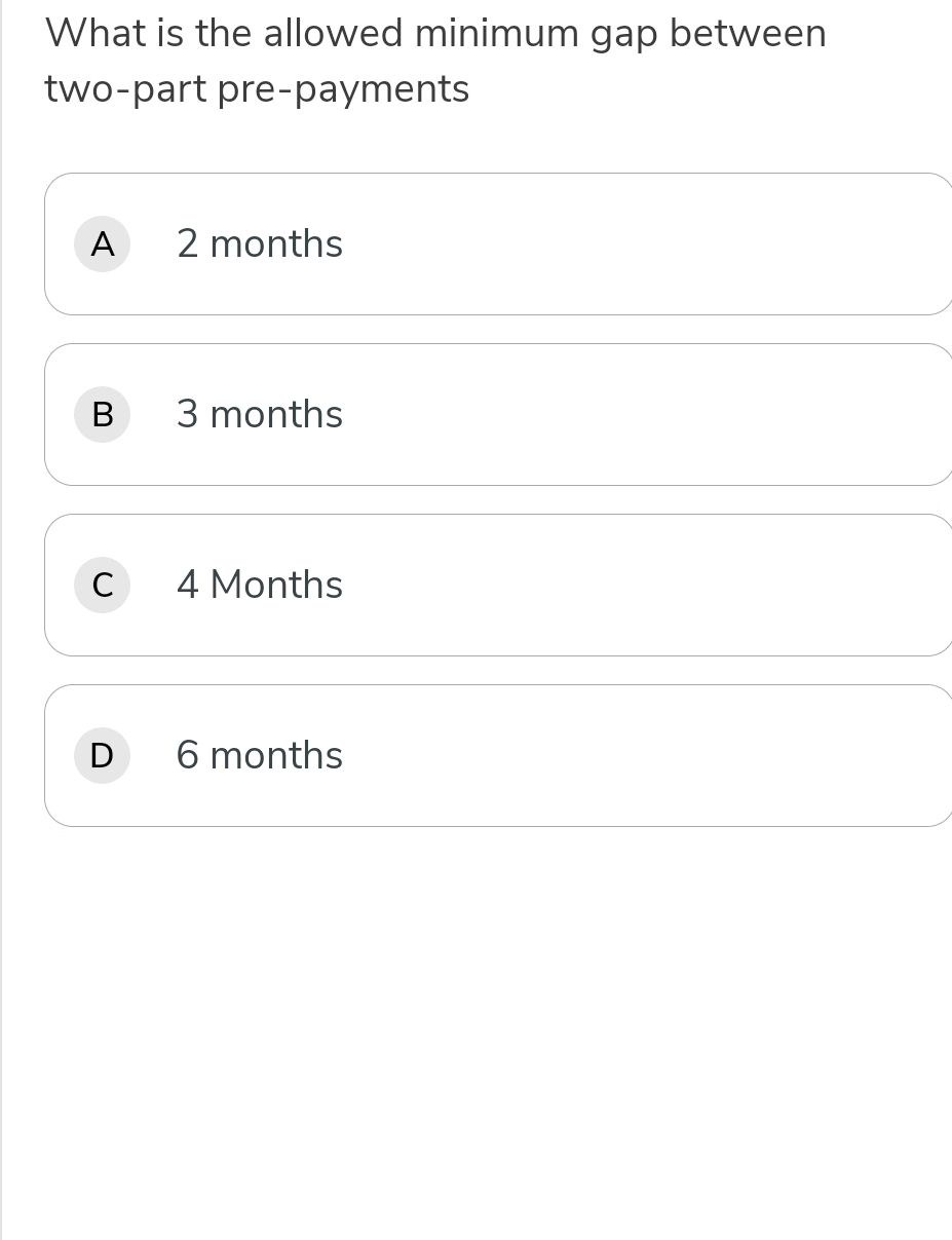 What is the allowed minimum gap between | StudyX
