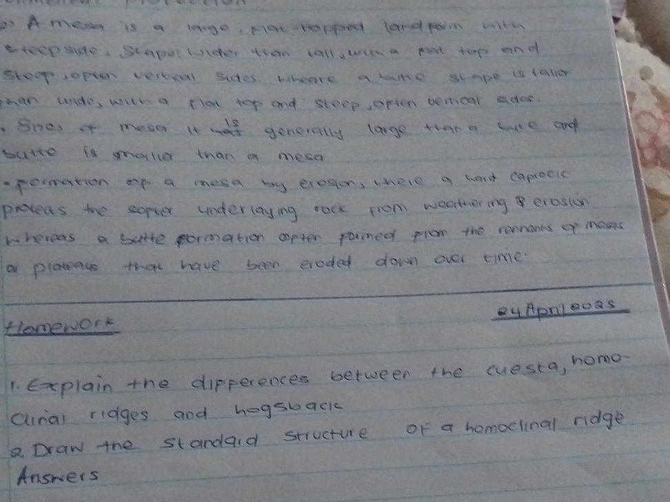 1. Explain the differences between the | StudyX