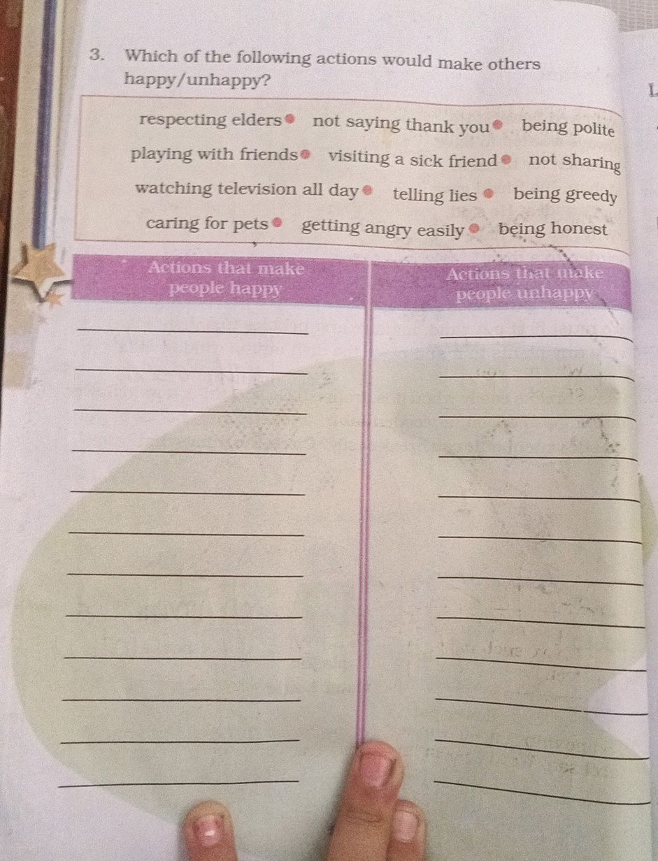 3. Which of the following actions would make | StudyX