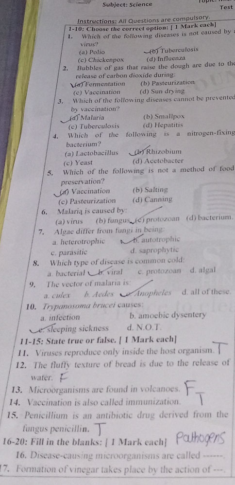 Instructions: All Questions are compulsory. | StudyX