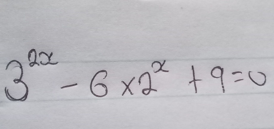 Solve the exponential equation: $3^{2x} - 6 | StudyX