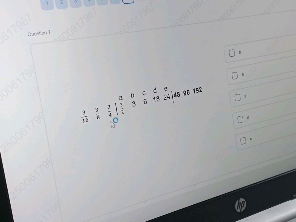 $ {3}{16}$, $ {3}{8}$, $ {3}{4}$, $ {3}{2}$, | StudyX