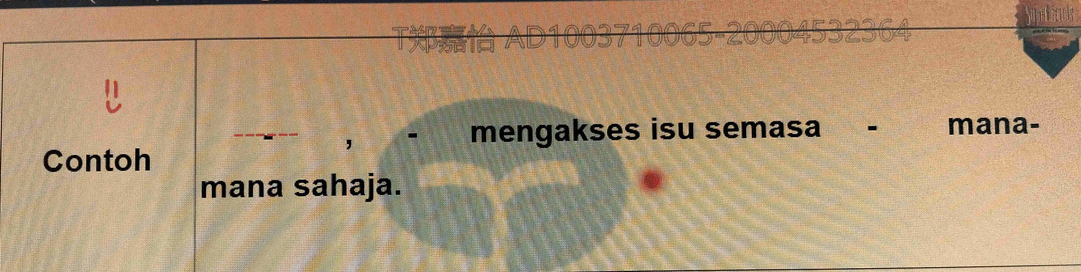 Contoh - mengakses isu semasa - mana-mana | StudyX