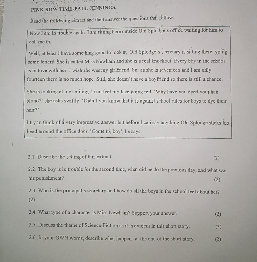 Read the following extract and then answer | StudyX