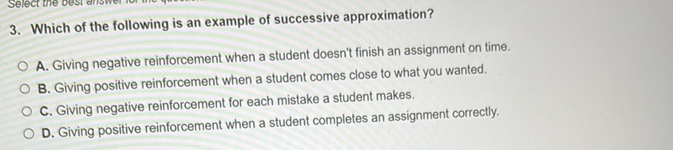 3. Which of the following is an example of | StudyX