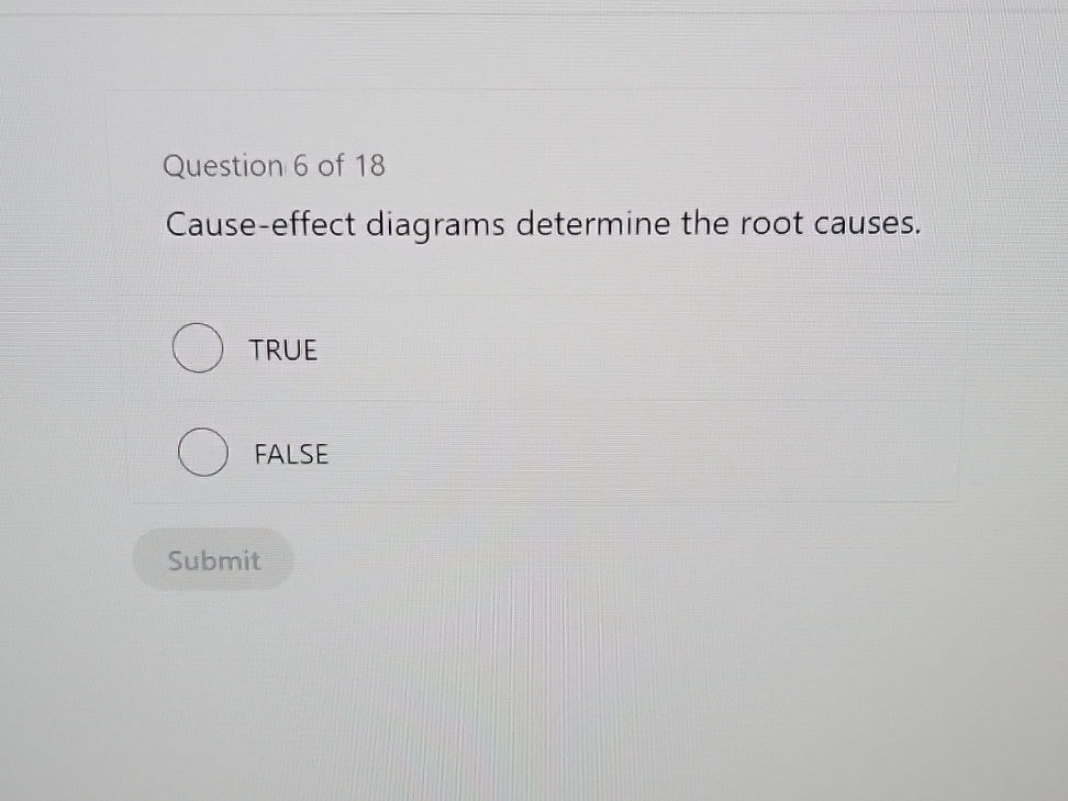 Cause-effect diagrams determine the root | StudyX