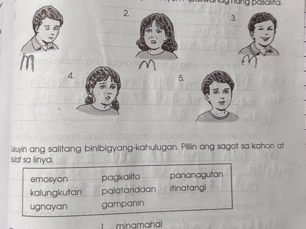 Tukuyin ang salitang binibigyang-kahulugan. | StudyX