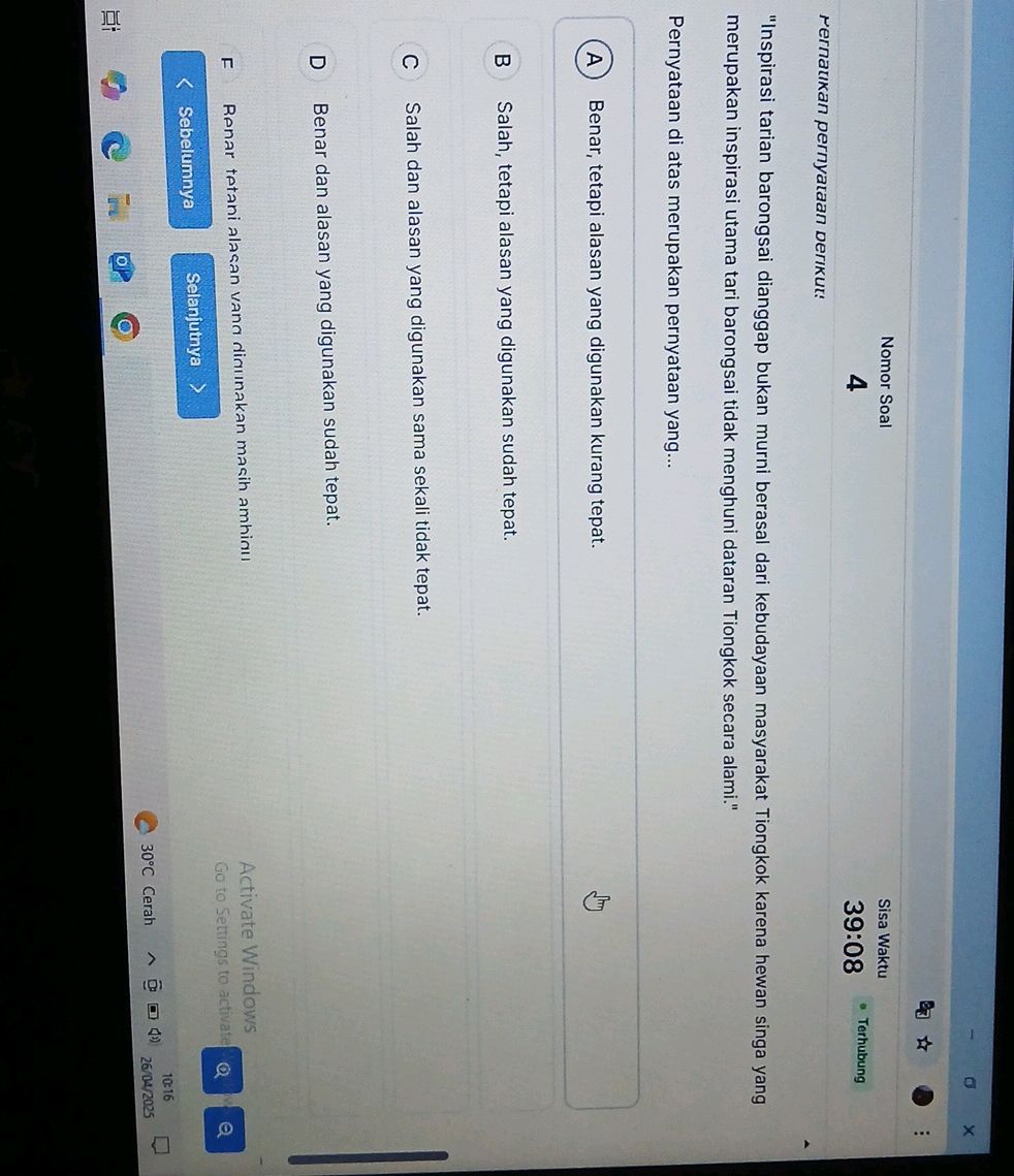 Pernatikan pernyataan berikut: "Inspirasi | StudyX