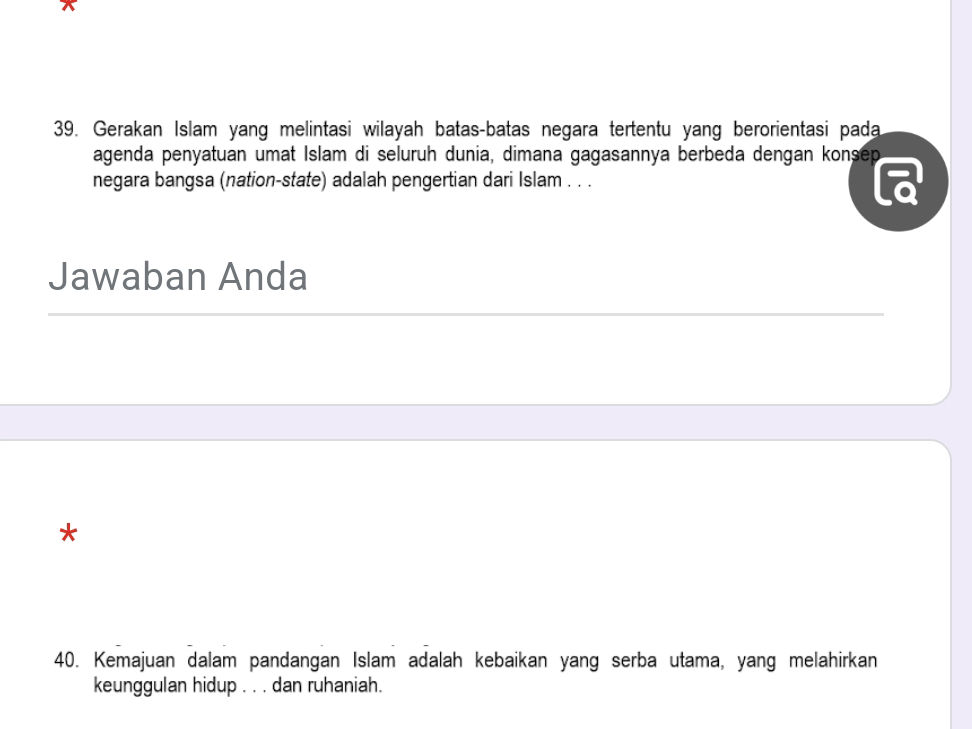 39. Gerakan Islam yang melintasi wilayah | StudyX