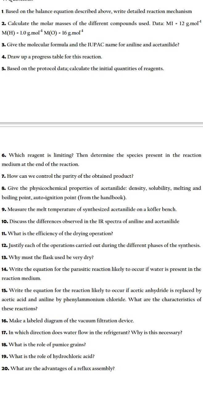 1. Based on the balance equation described | StudyX