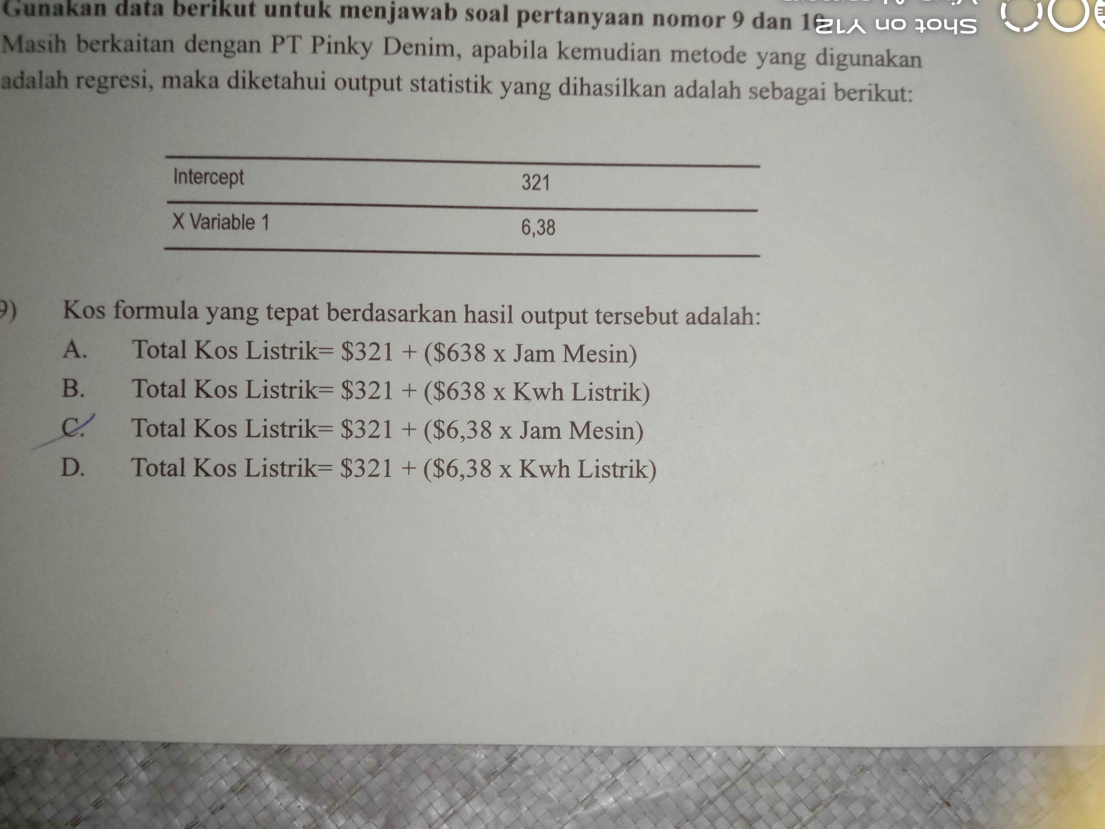 Intercept | 321 | |---|---| | X | StudyX