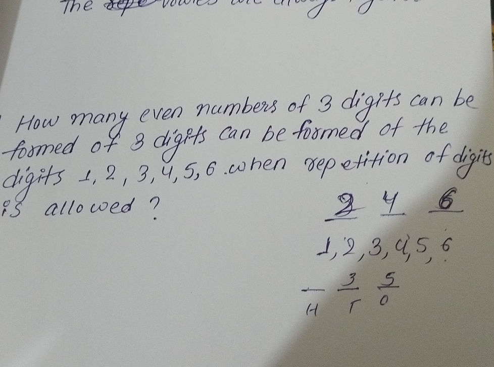 How many even numbers of 3 digits can be | StudyX