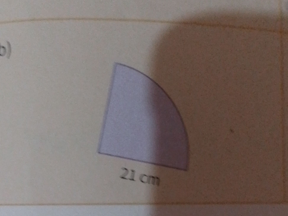 The image shows a sector of a circle with a | StudyX