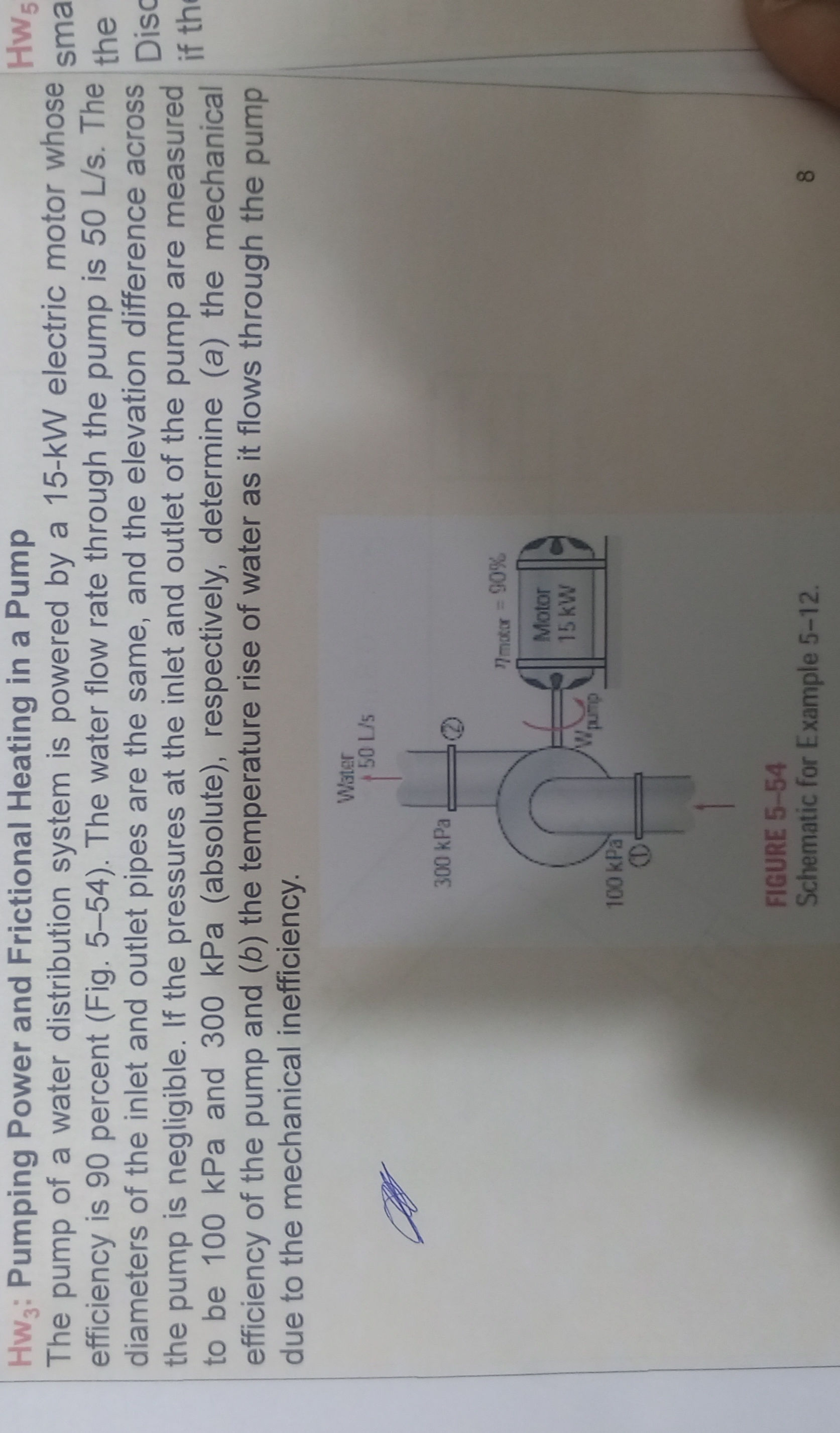 Hw3: Pumping Power and Frictional Heating in | StudyX